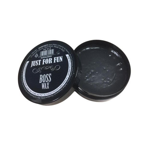 Cera Capelli Uomo Water Wax Boss 100ml Effetto Lucido – BARBER FIRST