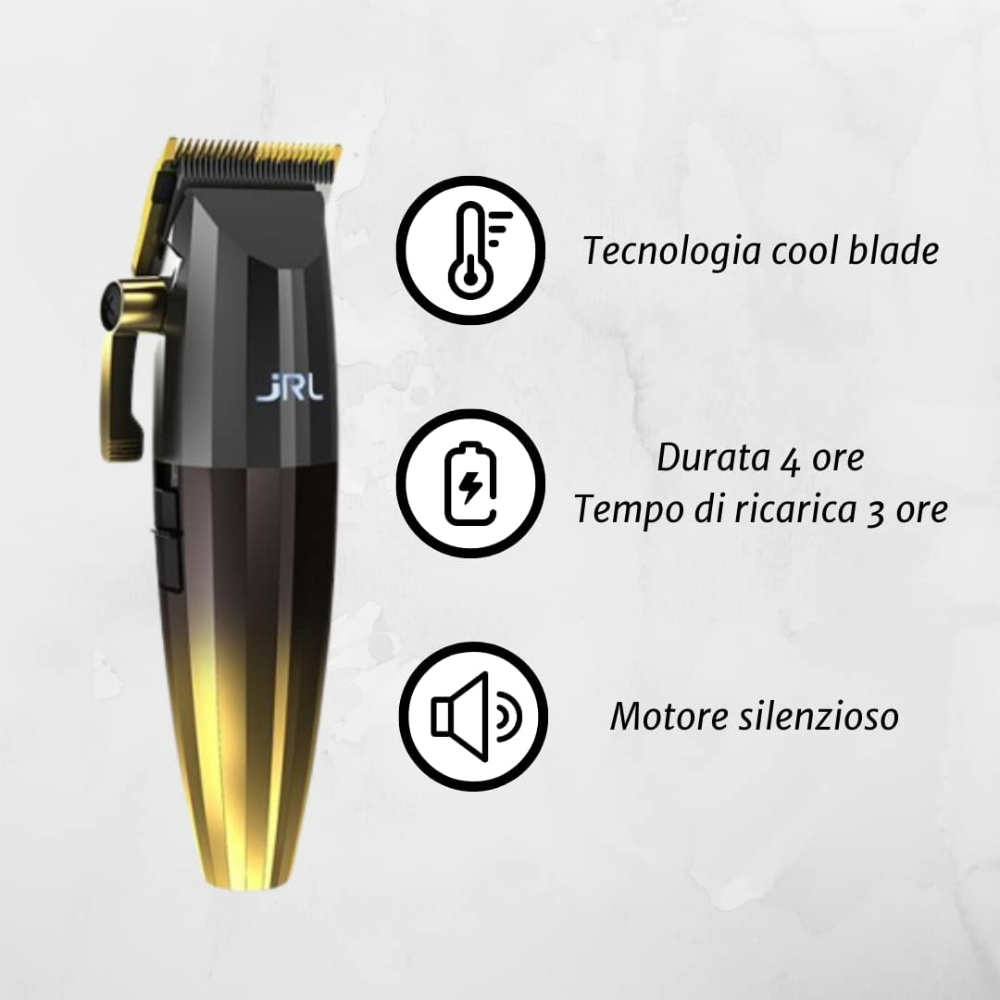 JRL Tosatrice Fresh Fade FF2020C-G Clipper Cordless Gold – BARBER FIRST